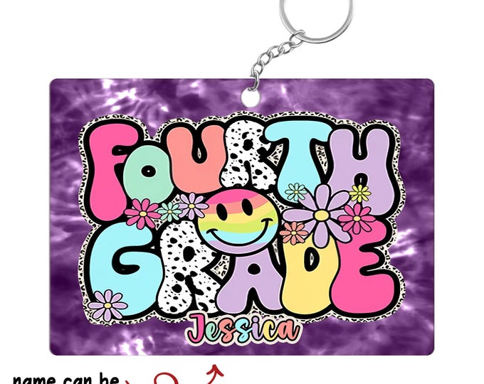 Children's Book Bag Tag PIN, First Day of School, Kindergarten Teacher ...