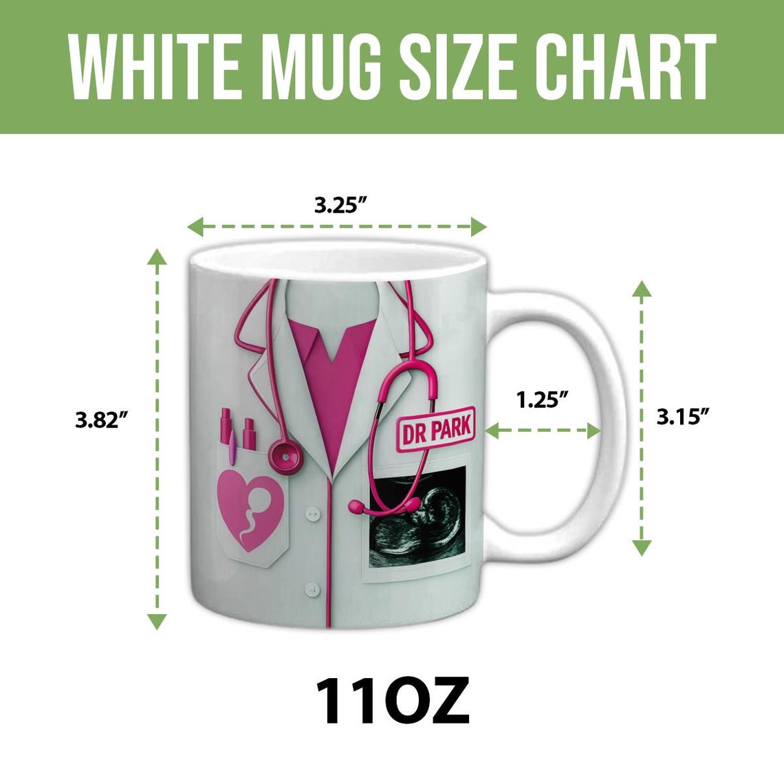 Personalized Nurse Mug, Custom Doctor Coffee Cup With Name and ...