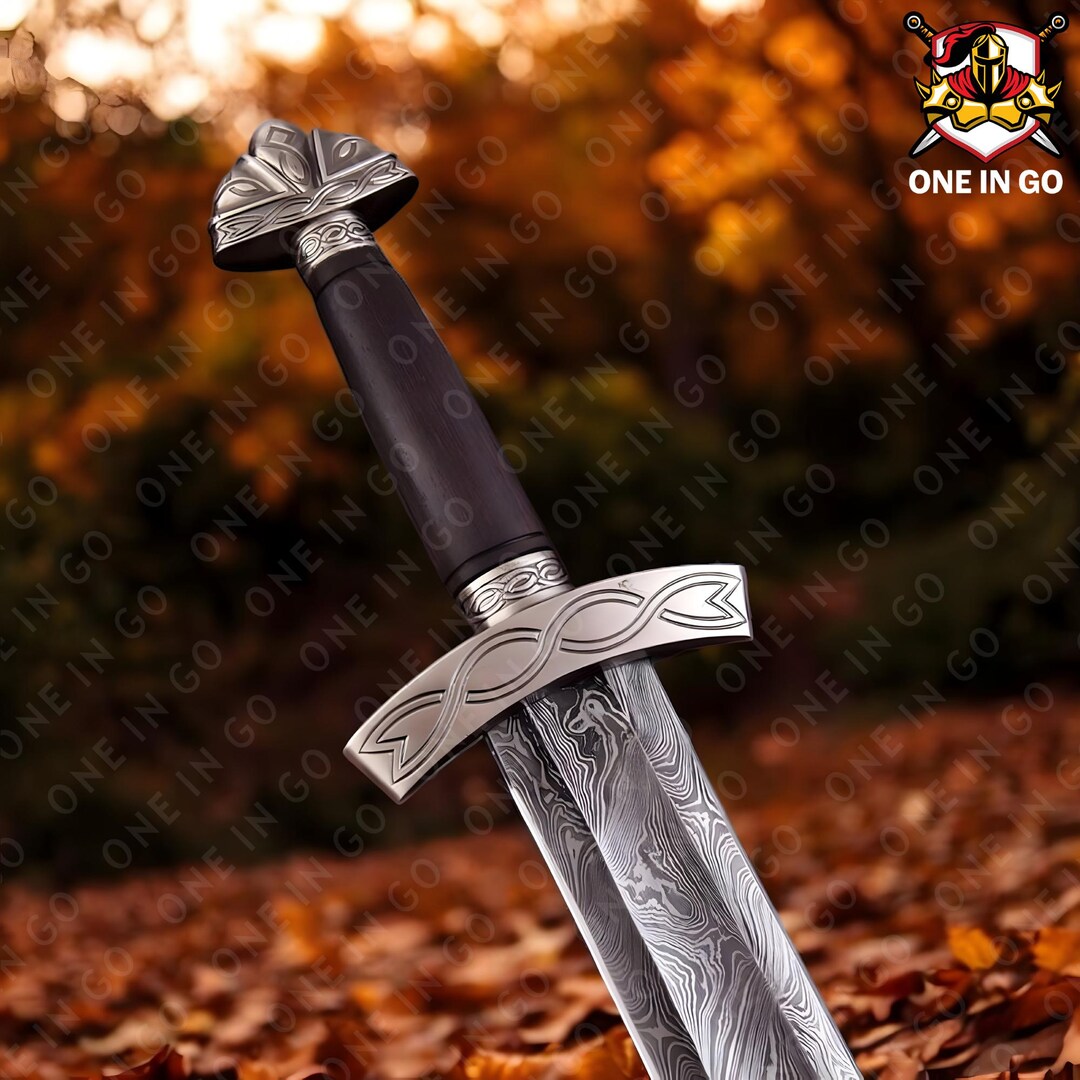 Damascus Steel Northman Sword | Medieval Viking Replica Sword | Master ...