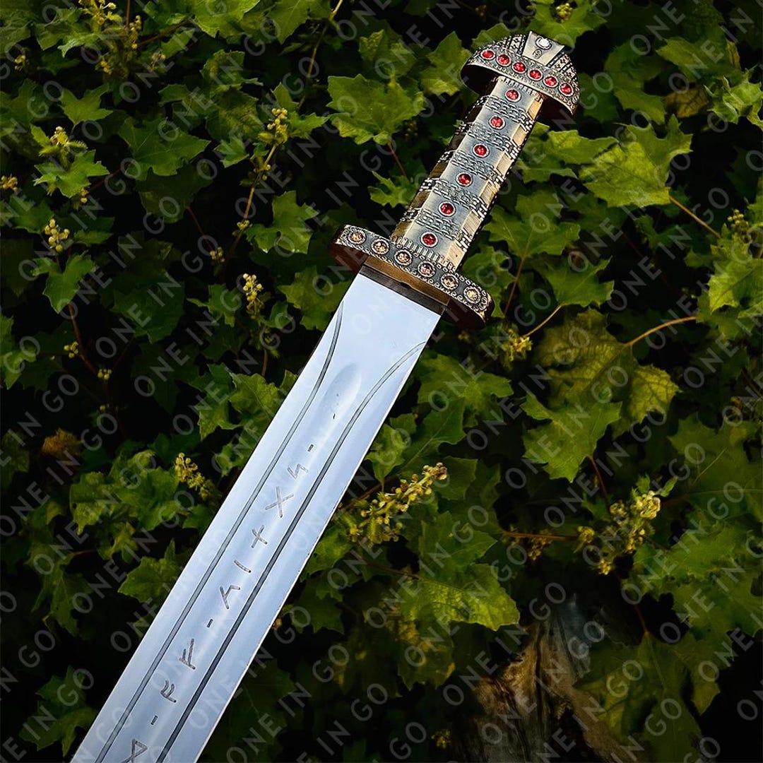 Handmade Viking Sword of King Ragnar Lothbrok, Medieval Sword Replica ...