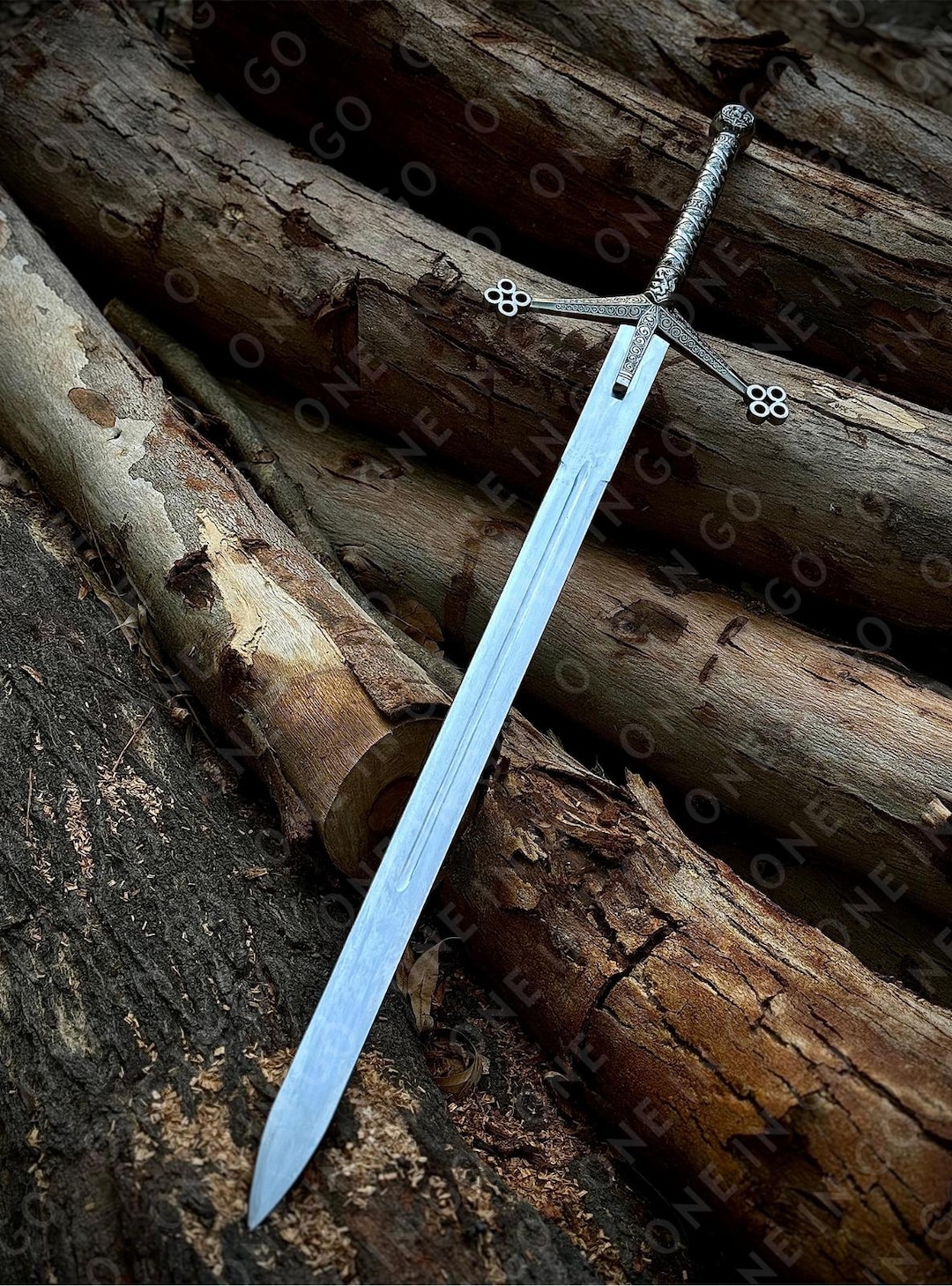 Scottish Claymore Cosplay Replica Stainless Steel Medieval Highland ...