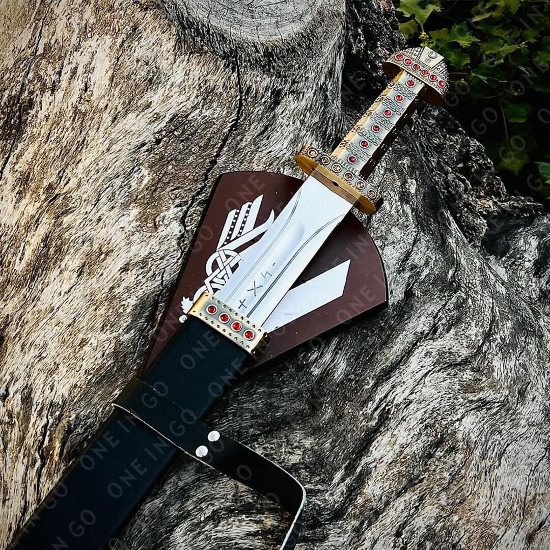Handmade Viking Sword of King Ragnar Lothbrok, Medieval Sword Replica ...