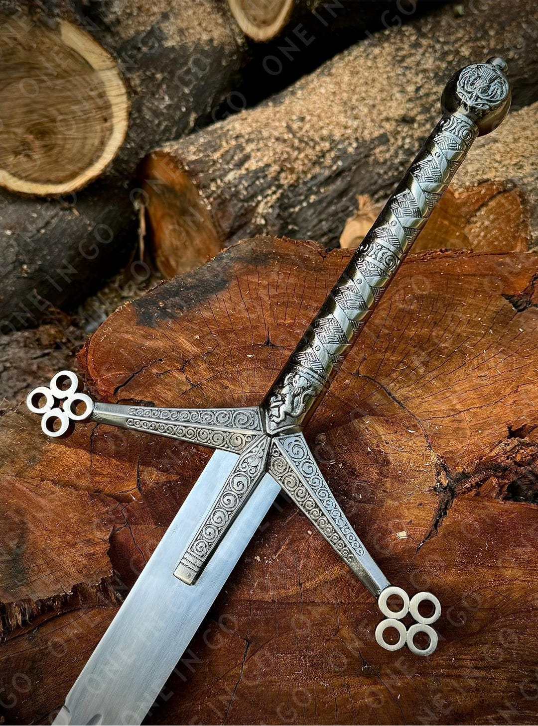 Handmade Scottish Claymore Cosplay Replica Stainless Steel Medieval ...