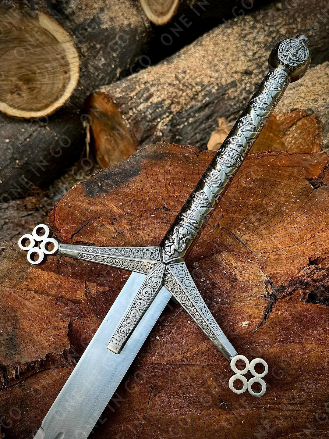 Handmade Scottish Claymore Cosplay Replica Stainless Steel Medieval ...