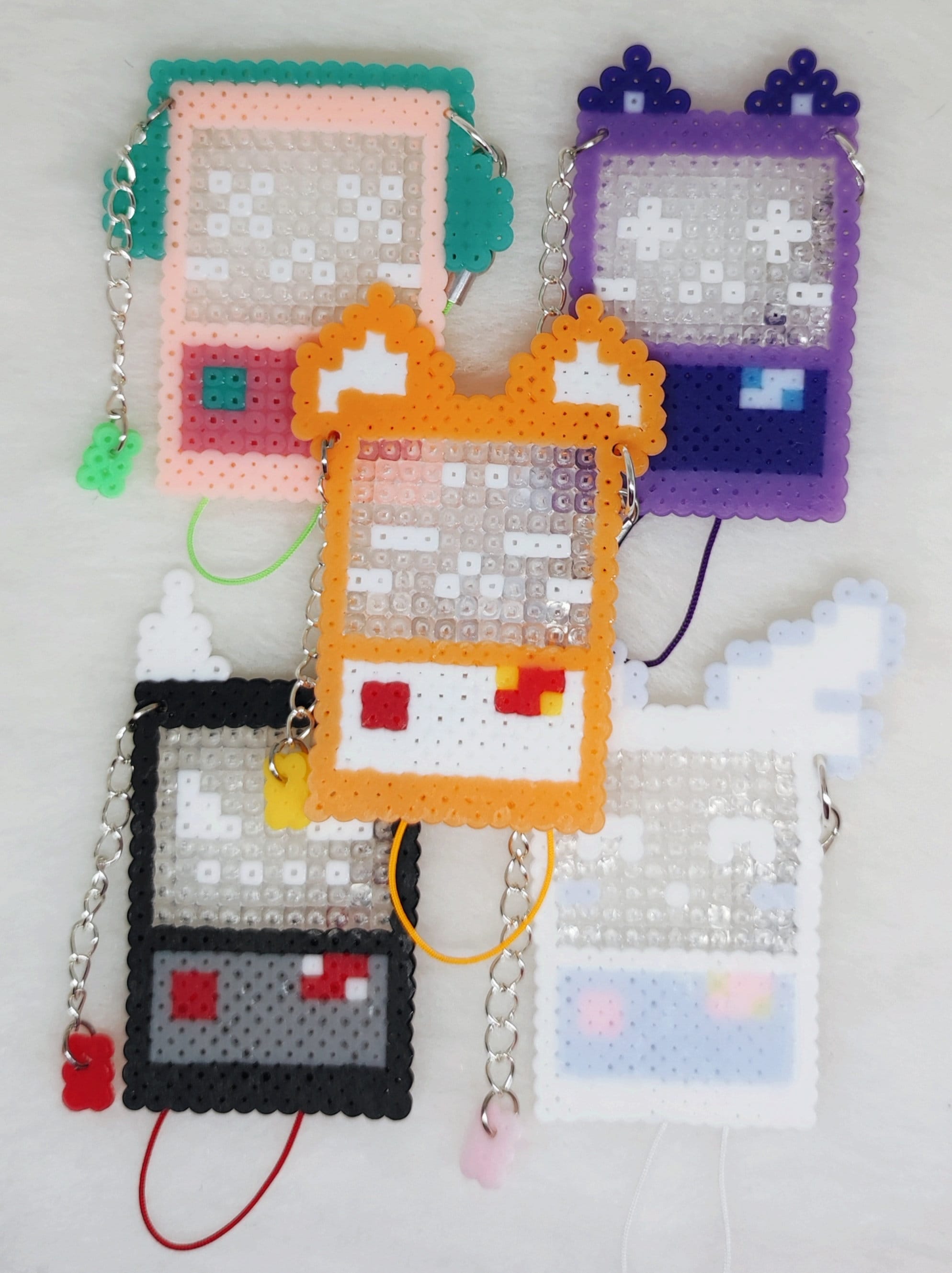 Gachapon Machine Blind Box, Random Hama Beads Keychain, Original ...