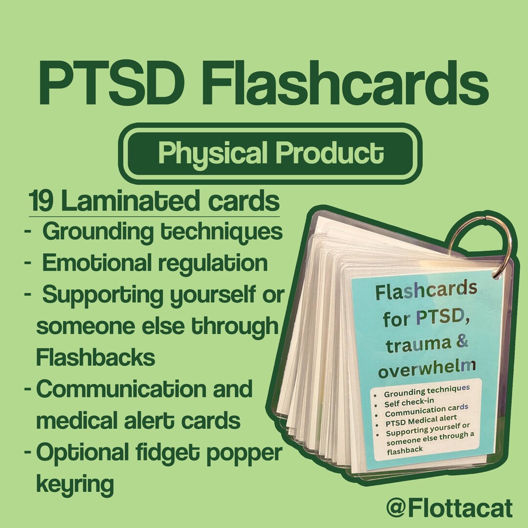Coping Technique Flashcards for PTSD, Trauma and Overwhelm ...