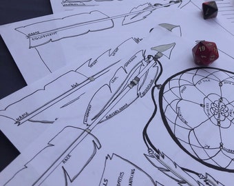 Custom Dungeons and Dragons Character Sheet/ Comprehensive D&D 5E Character Sheet PDF File - Etsy