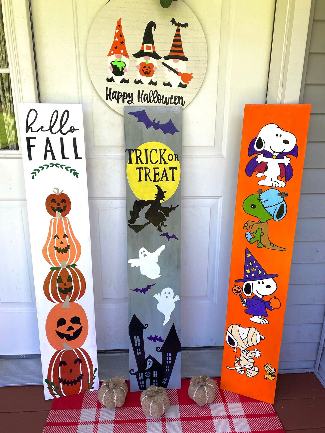 Halloween/fall Door Signs - Etsy