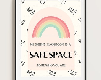 DIGITAL DOWNLOAD Printable Trendy Theatre Classroom Michael - Etsy