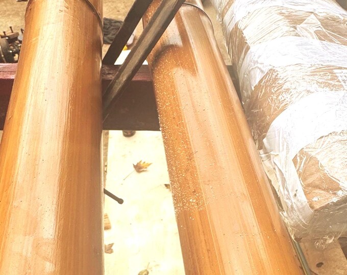 Fire Cured Bamboo Poles - Handmade, 2-2.25" Diameter - Etsy