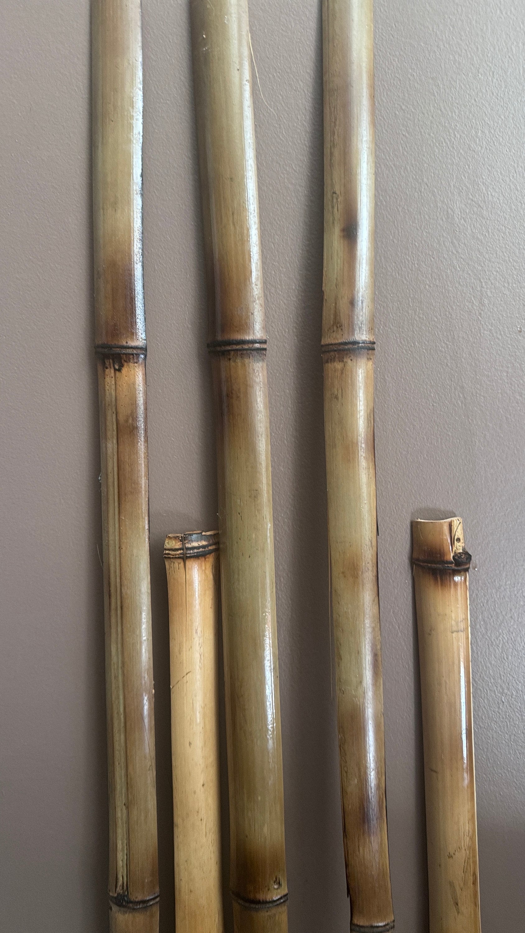 Bamboo Pole Wall Slats for Home Decor and Accent Wall 11.5 by Your ...