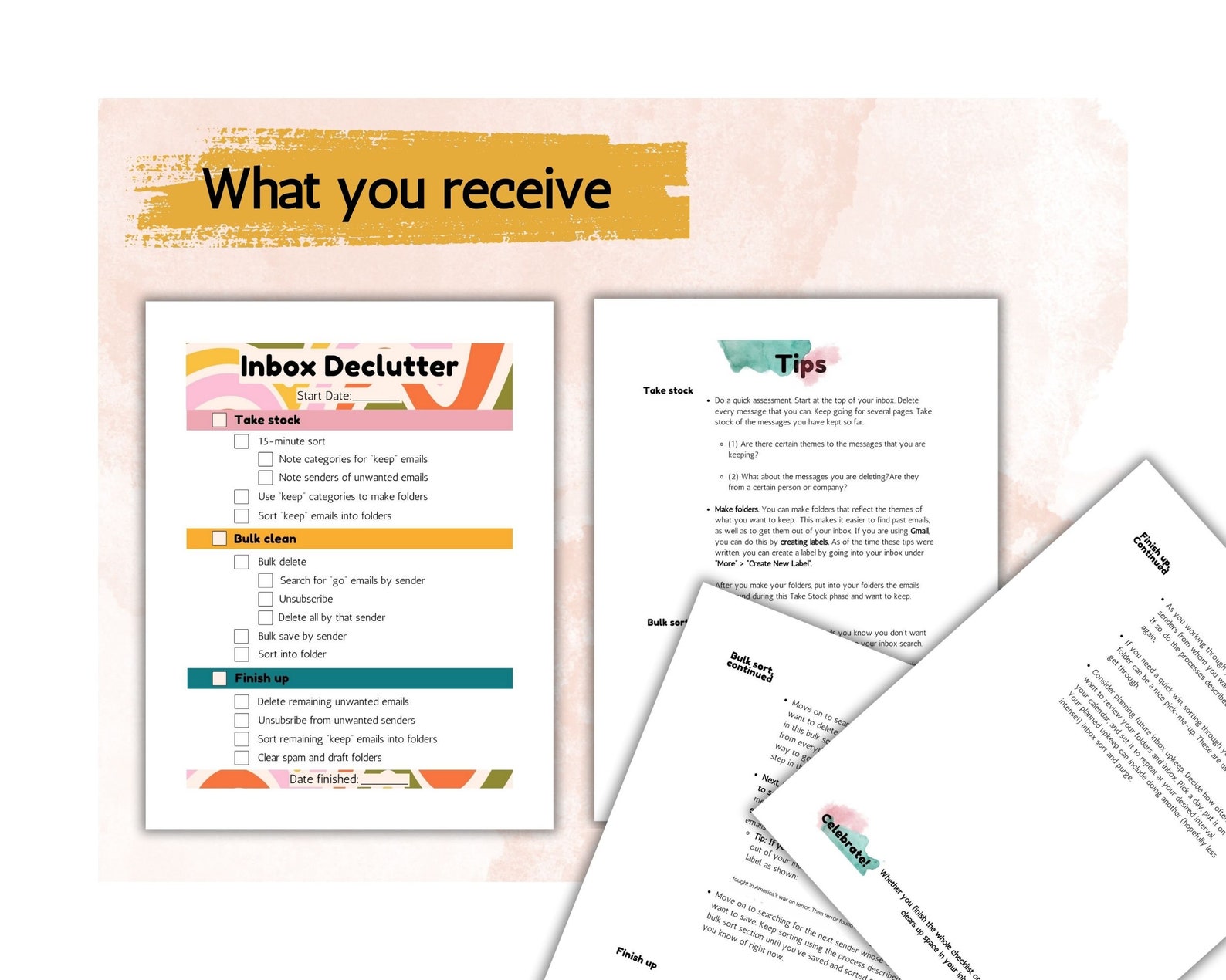Streamline Digital Life: Email Organization Checklist for Clutter-free ...