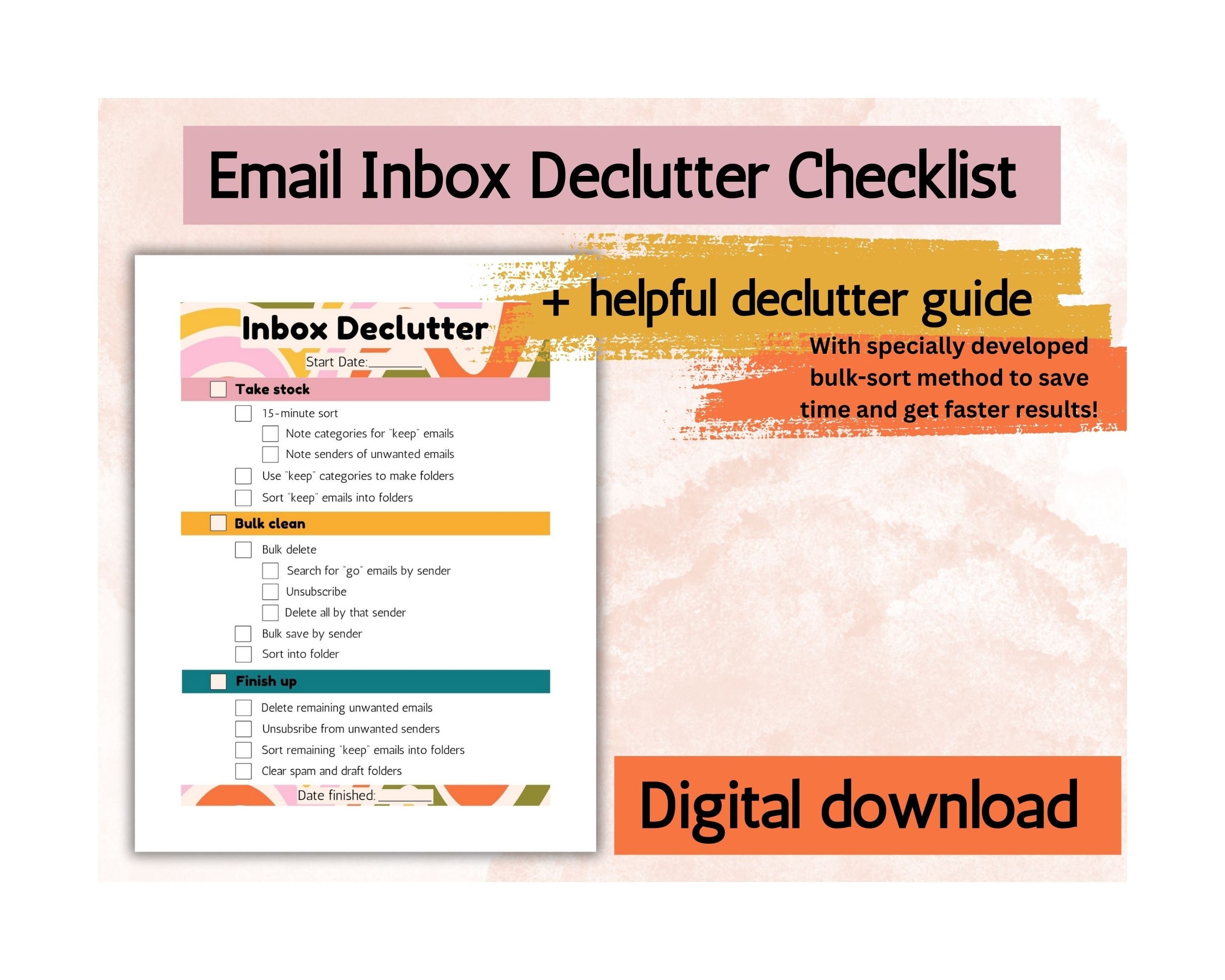 Streamline Digital Life: Email Organization Checklist for Clutter-free ...