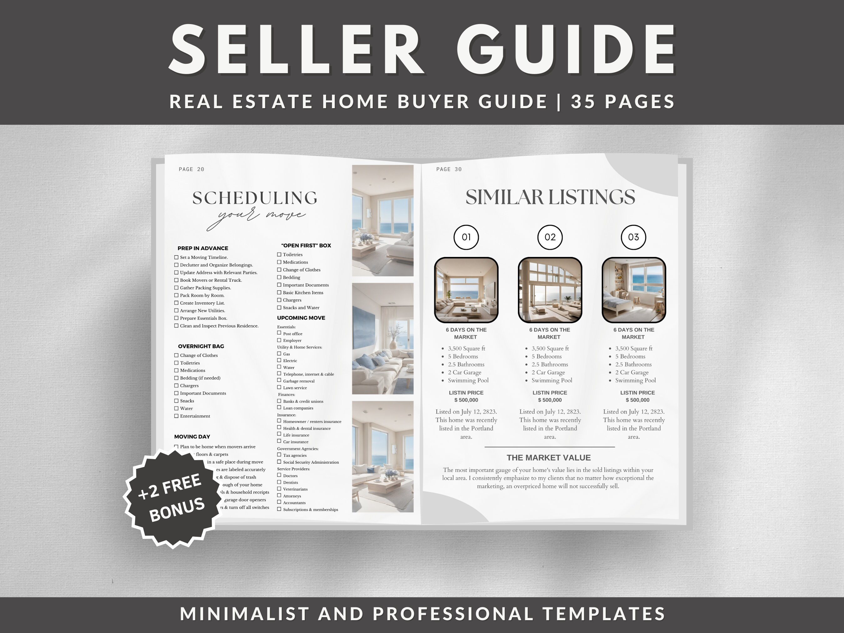 Seller Pre-listing Presentation, Real Estate Template, Real Estate ...