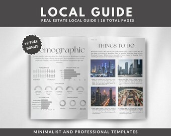 Local Guide Template Bundle, Real Estate Marketing Kit for Agents ...