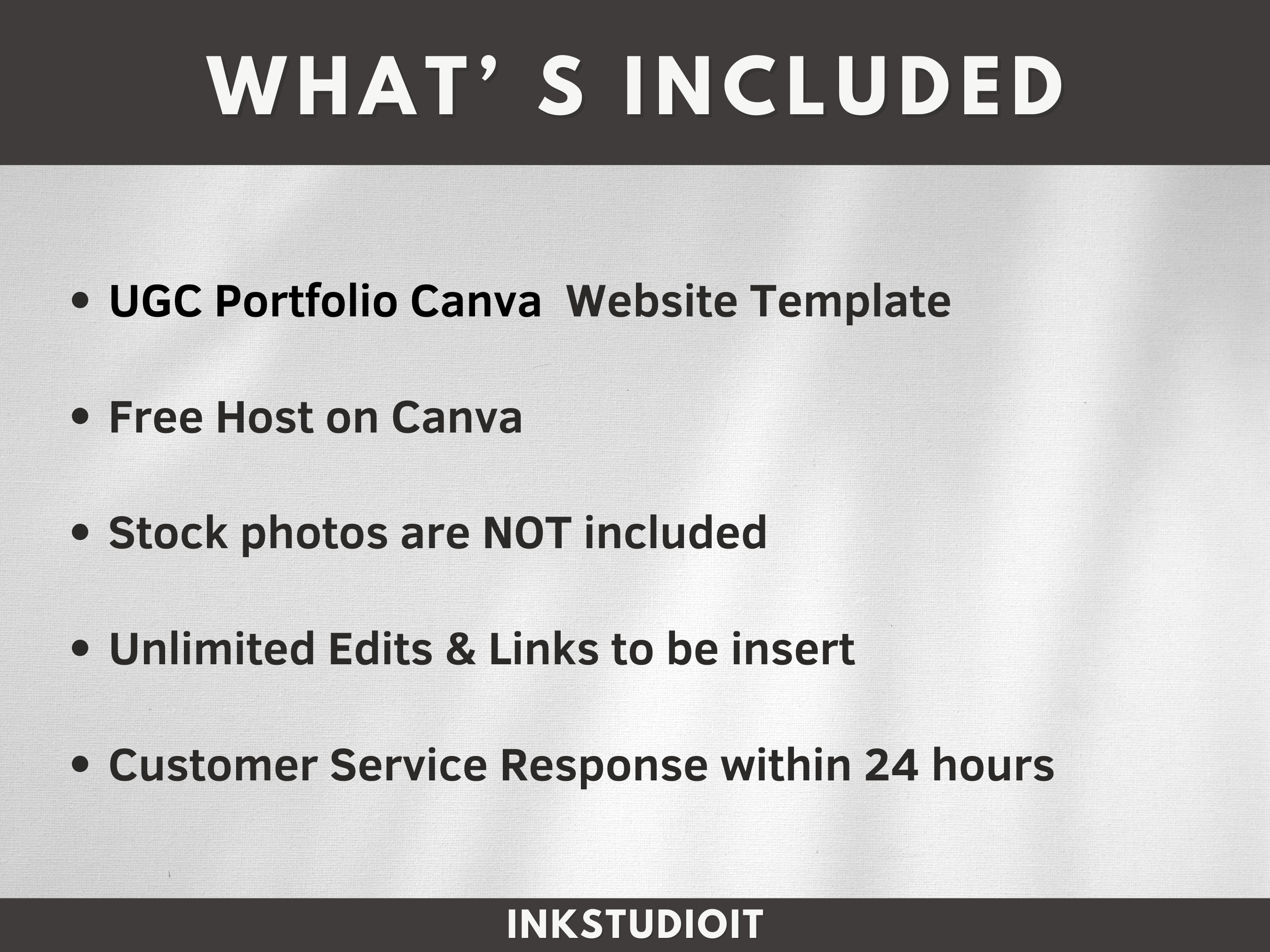 UGC Portfolio Template Canva, UGC Website Template, UGC Media Kit, Content Creator Kit ...