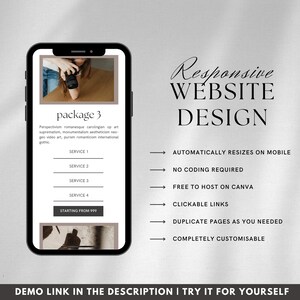 UGC Portfolio Template Canva UGC Website Template UGC Media - Etsy