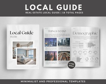 Local Guide Template Bundle, Real Estate Marketing Kit for Agents ...
