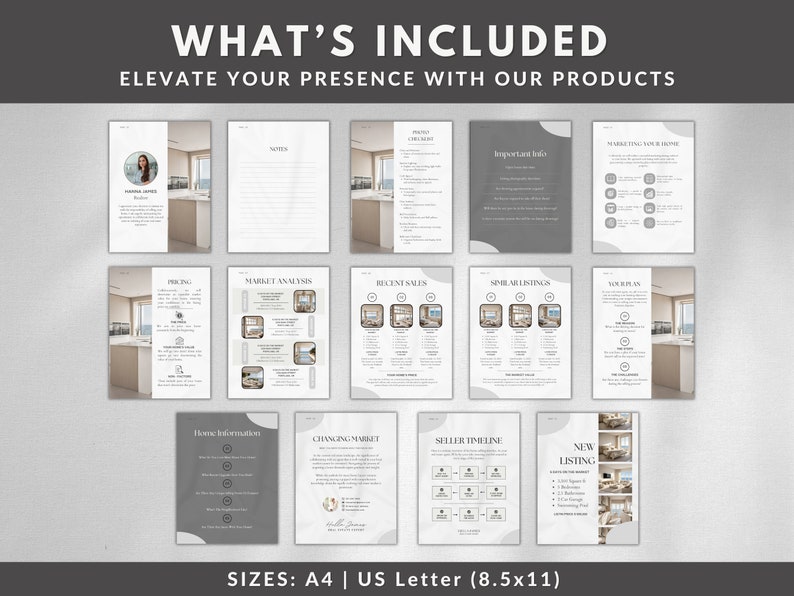 Real Estate Listing Presentation Package, Listing Presentation for Real ...