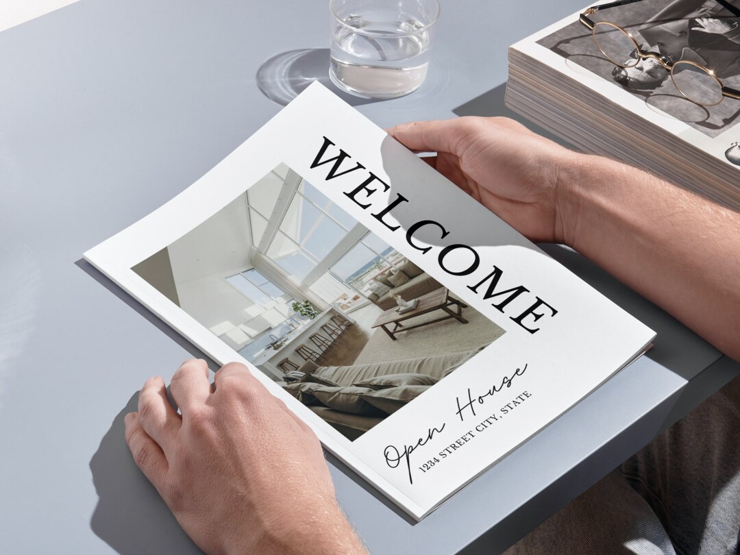 Professional Open House Flyer Template , Open House Brochure Bundle for ...