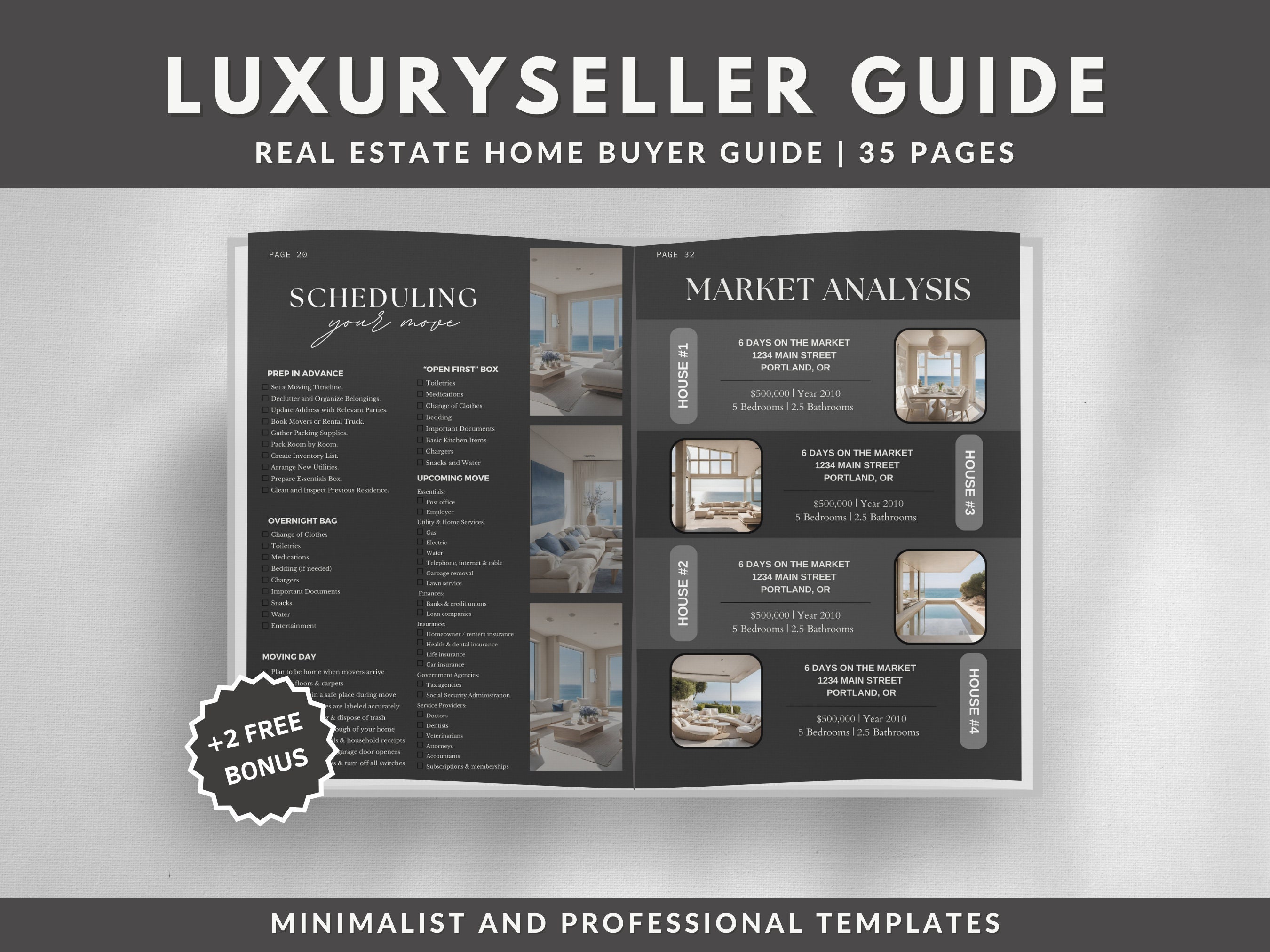 Luxury Seller Pre-listing Presentation, Real Estate Template, Real ...