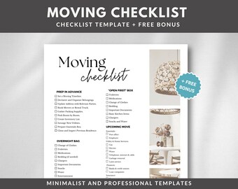 New Home Checklist, First Apartment Checklist, Moving Checklist, First ...