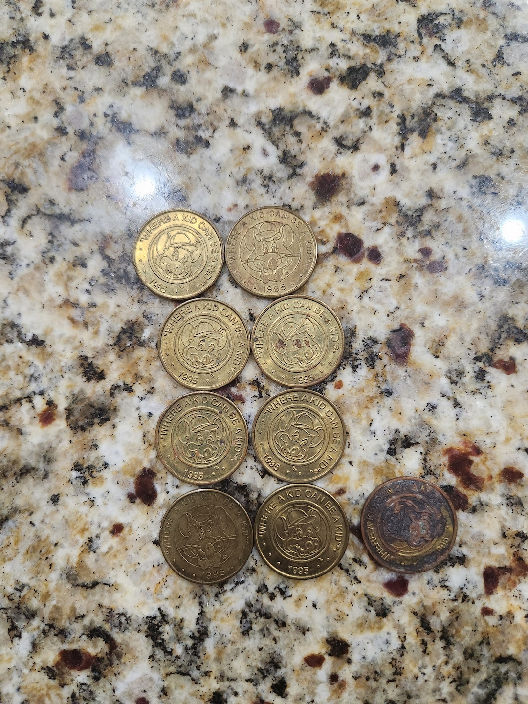 9 Chuck E Cheese 1995 Coins - Etsy