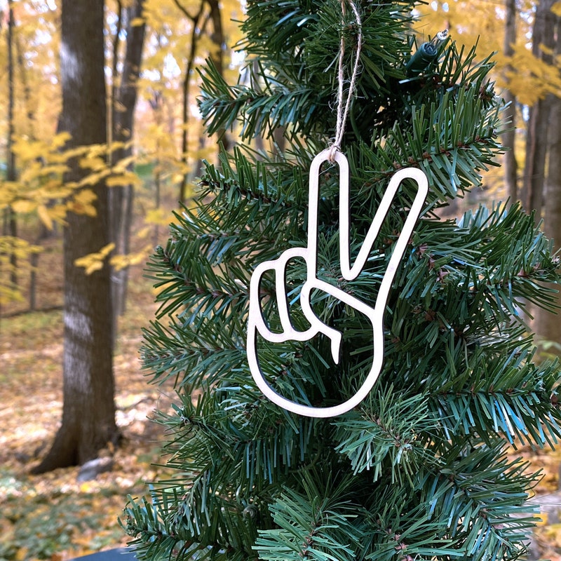 Peace Hand Sign - Etsy
