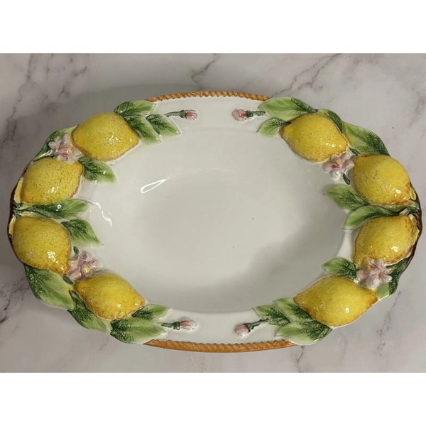 Lemon Platter Italy - Etsy