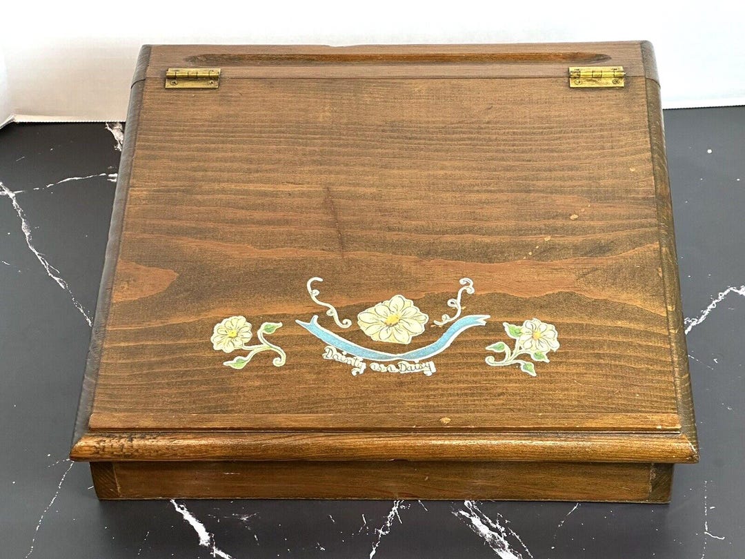 Vintage Wooden Lap Desk Pulpit Desk Top Table Top Desk - Etsy