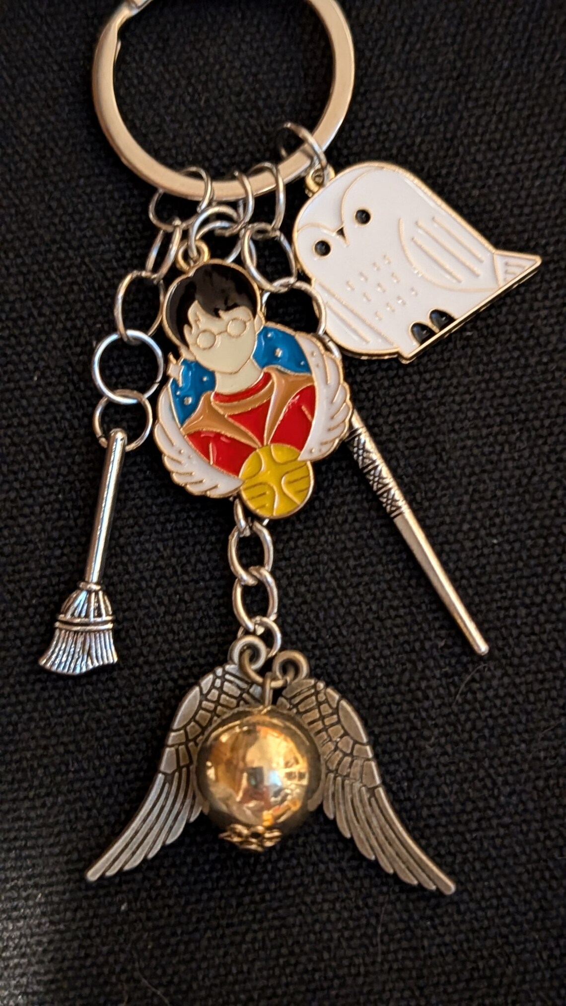 Harry Potter and the Golden Snitch Keychain - Etsy