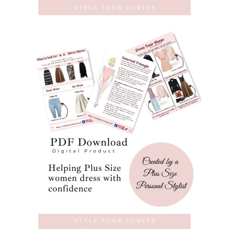 Plus Size Inverted Triangle Body Shape Style Guide - Etsy