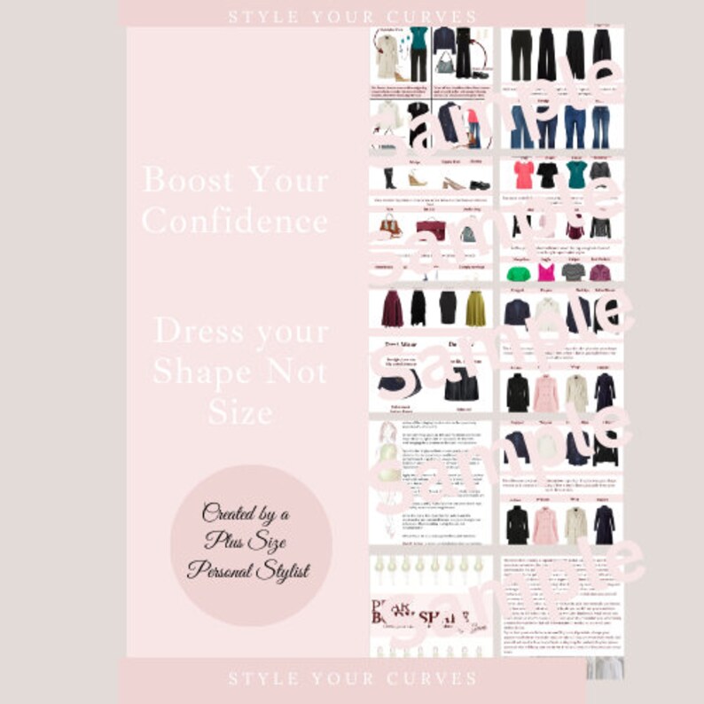 Plus Size Pear Body Shape Style Guide - Etsy