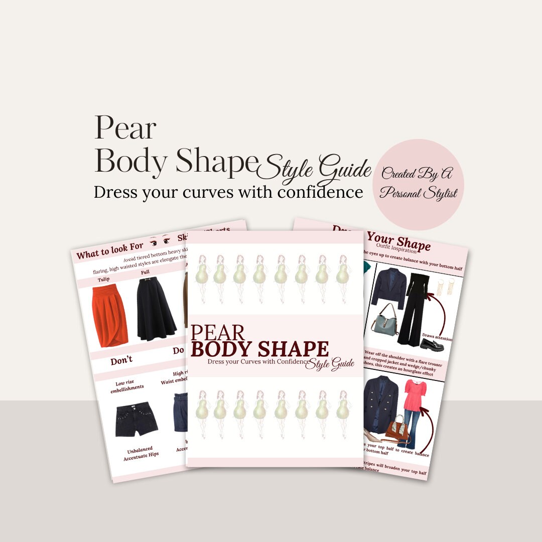 Plus Size Pear Body Shape Style Guide - Etsy