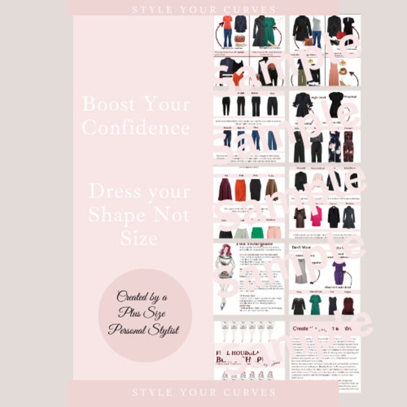 Plus Size Full Hourglass Body Shape Style Guide - Etsy