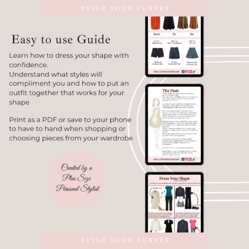 Plus Size Pear Body Shape Style Guide - Etsy