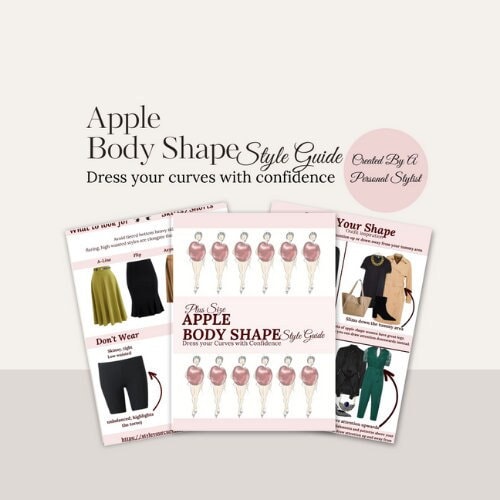 Plus Size Apple Body Shape Style Guide - Etsy Canada