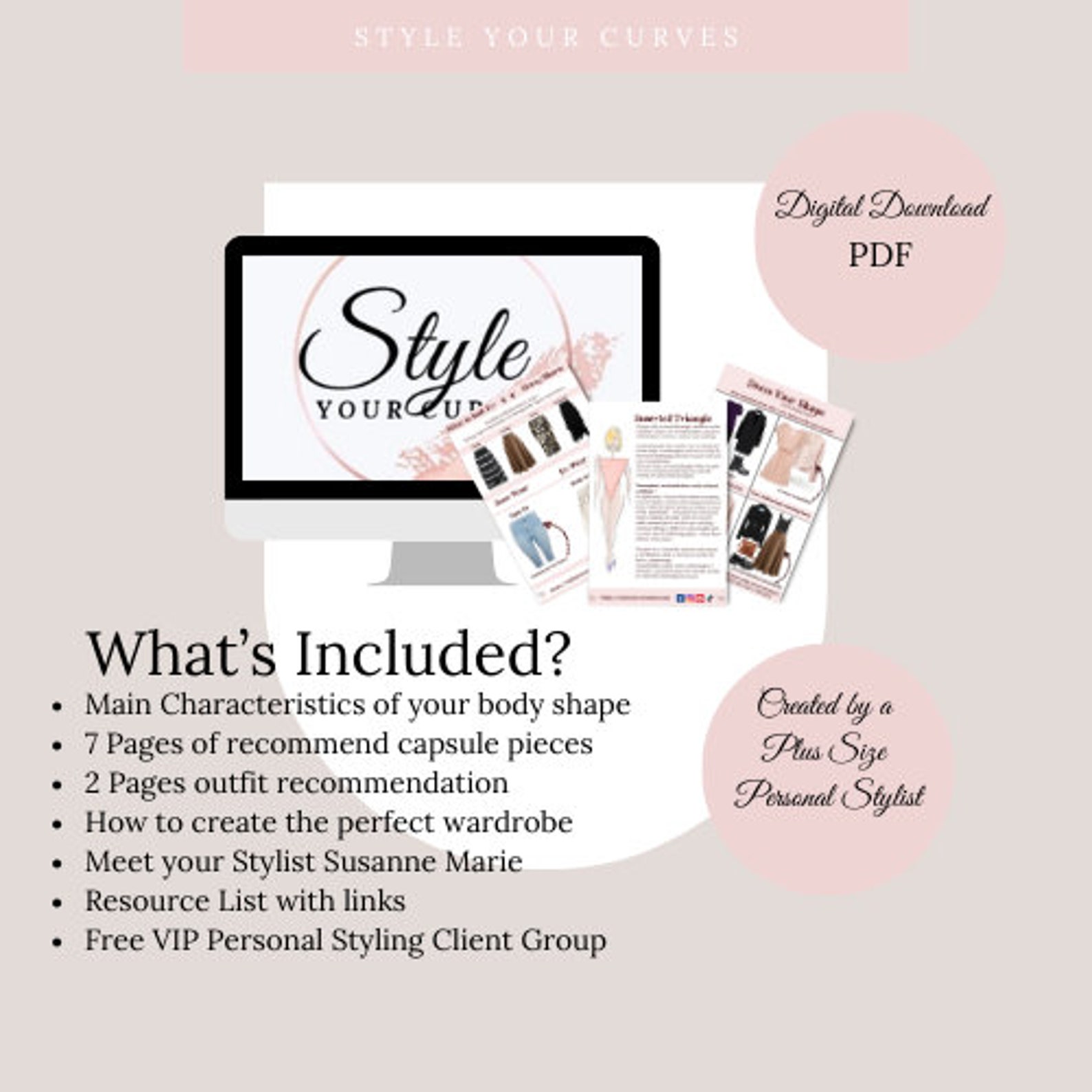 Plus Size Inverted Triangle Body Shape Style Guide - Etsy