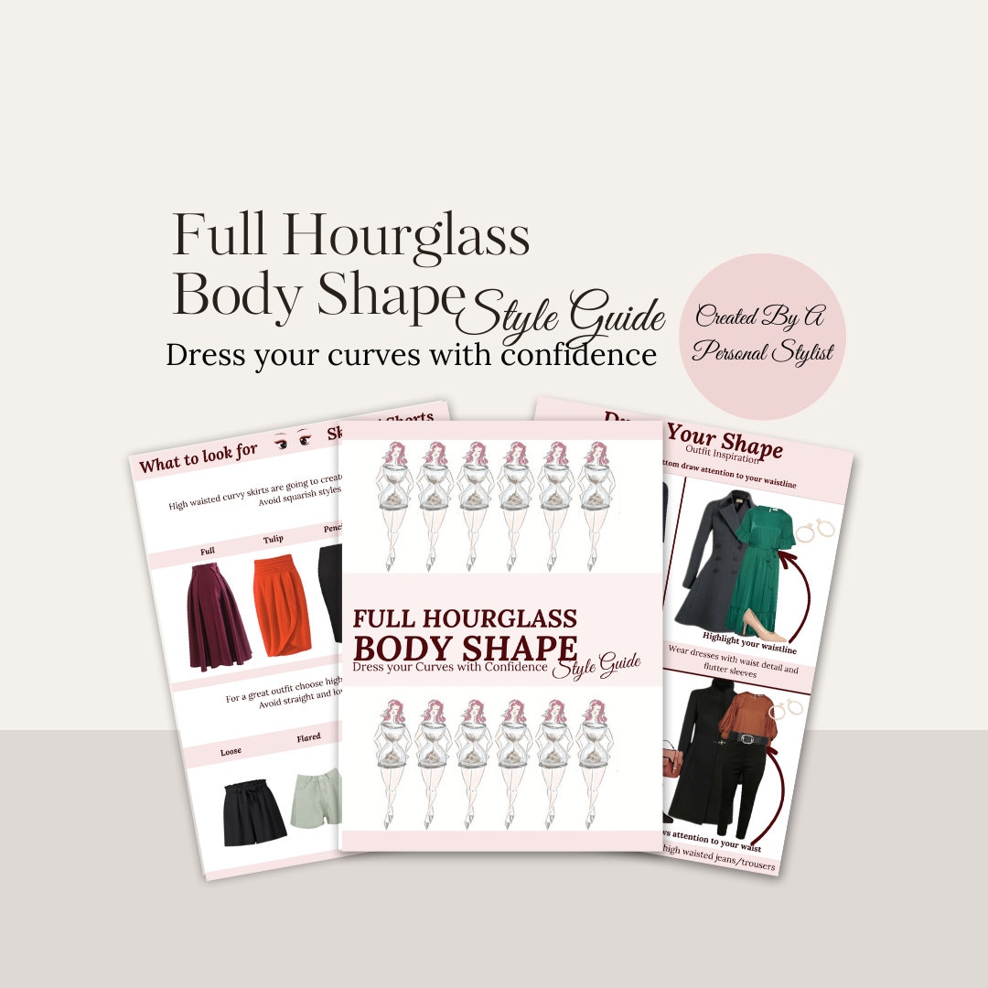 Plus Size Full Hourglass Body Shape Style Guide - Etsy