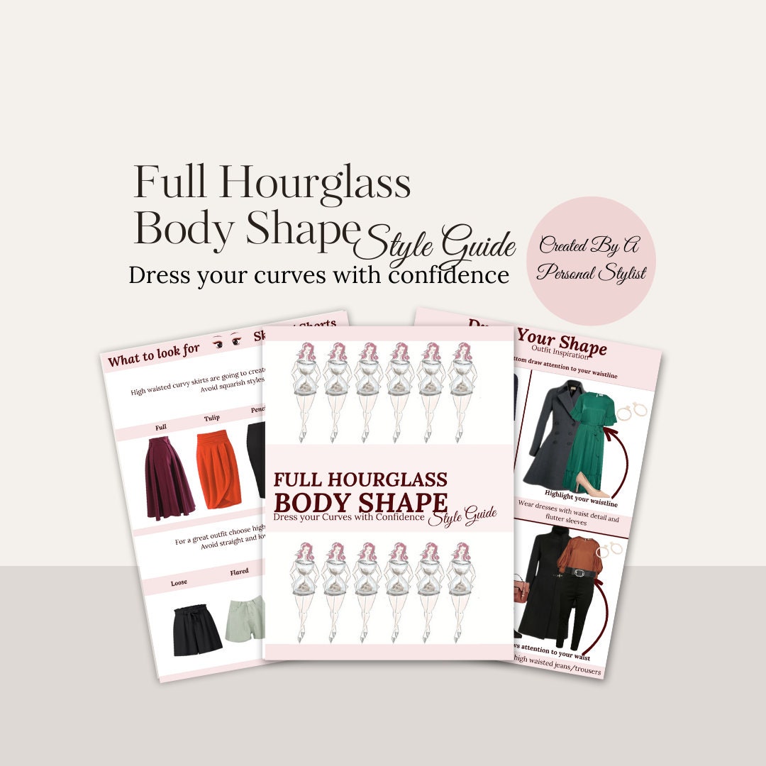 Plus Size Full Hourglass Body Shape Style Guide - Etsy