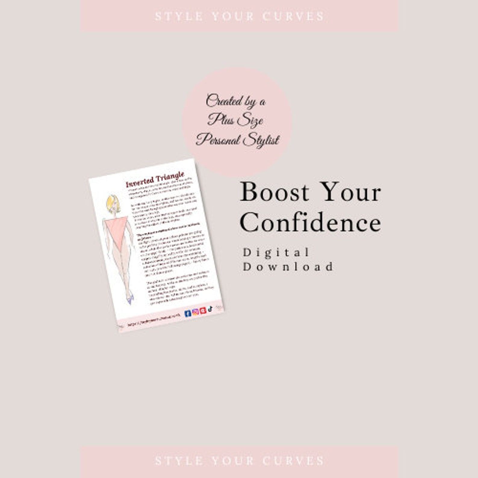 Plus Size Inverted Triangle Body Shape Style Guide - Etsy