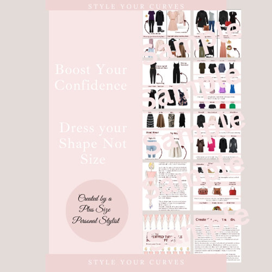 Plus Size Inverted Triangle Body Shape Style Guide - Etsy