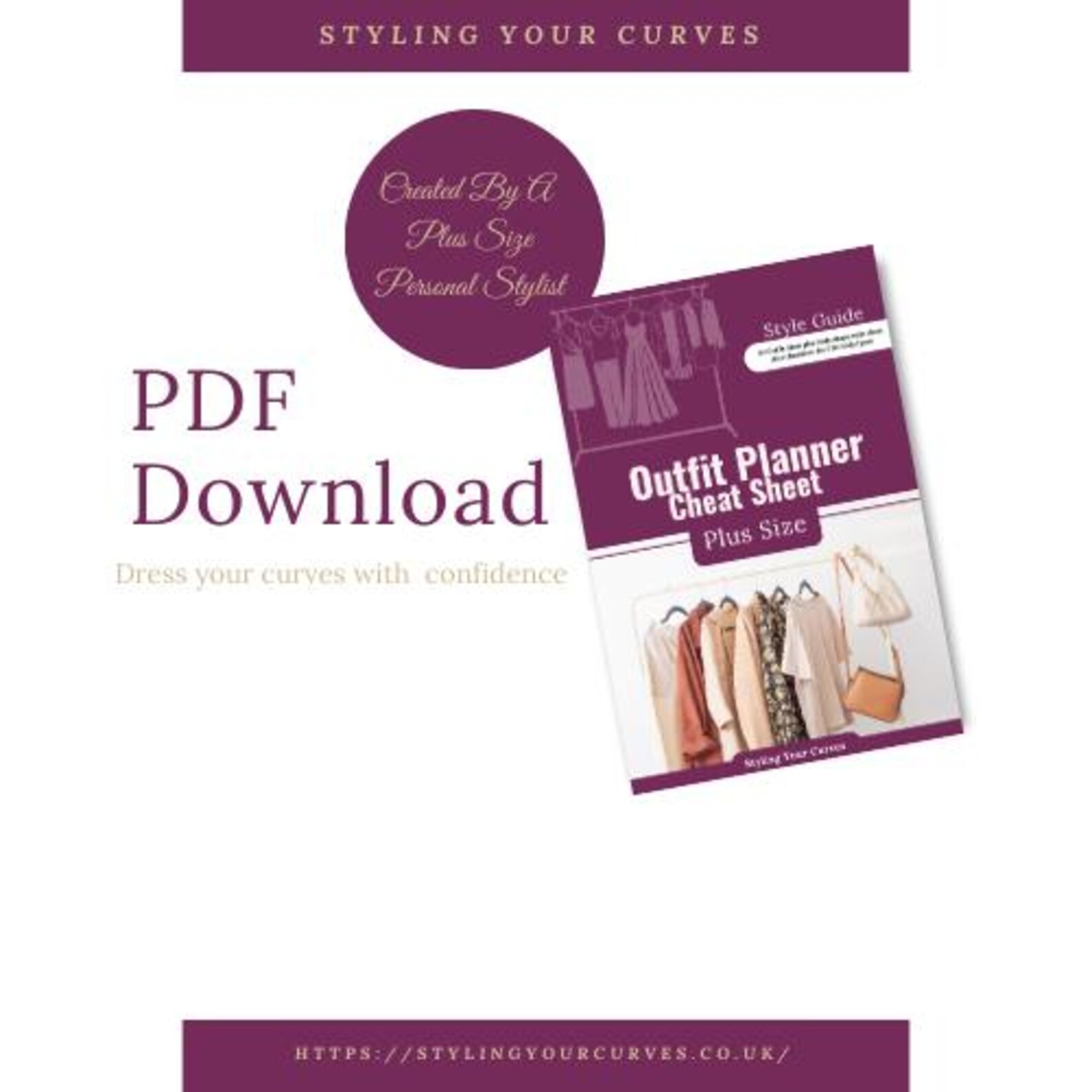 Outfit Planner & Body Shape Cheat Sheet! - Etsy