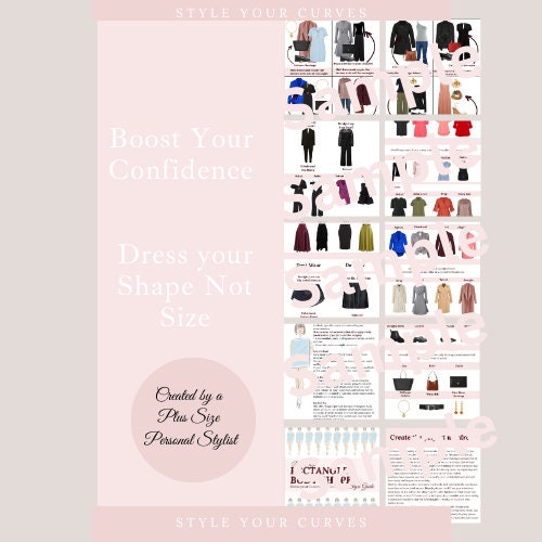 Plus Size Rectangle Body Shape Style Guide - Etsy