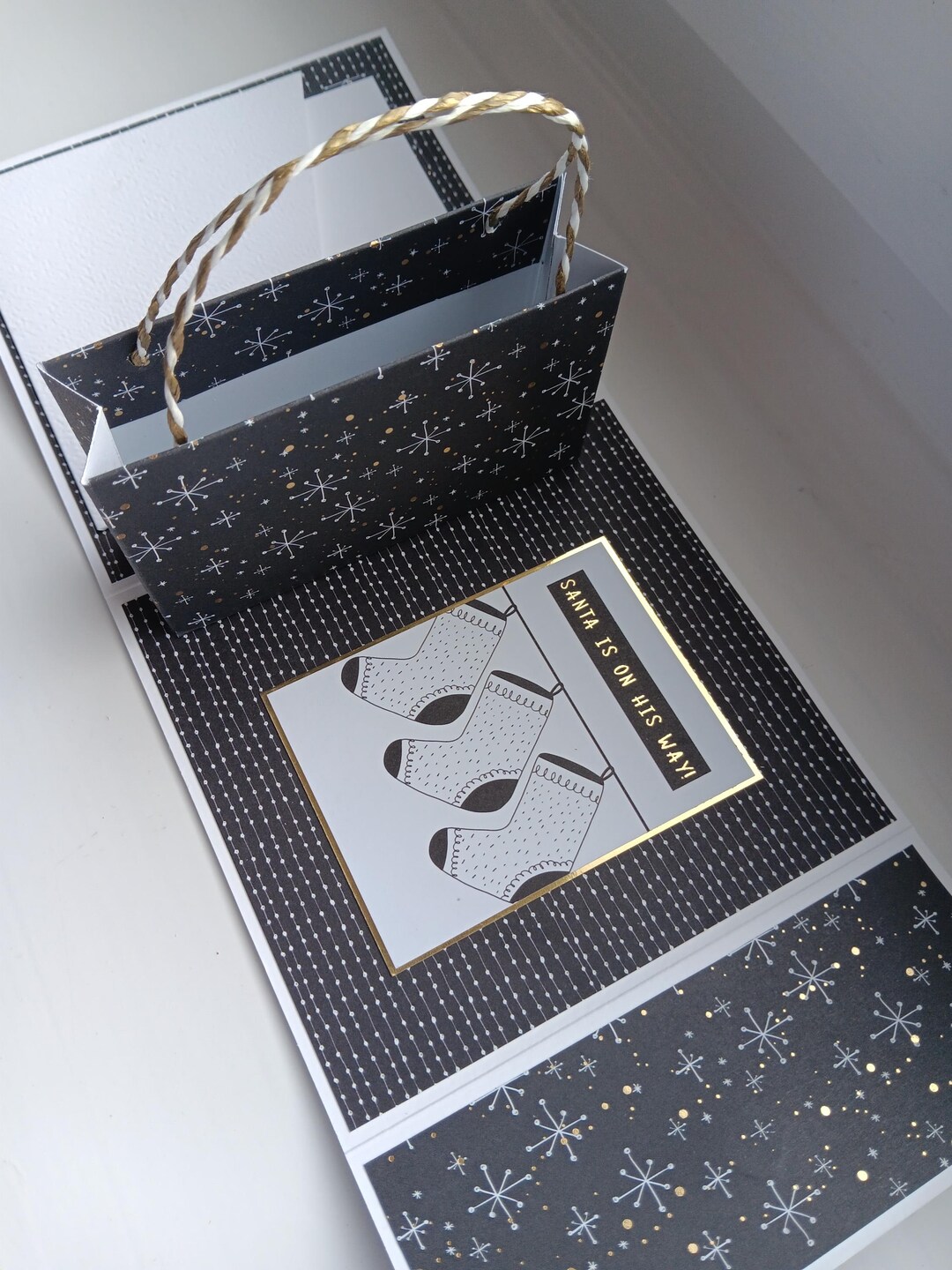 Cash Gift Voucher Card Pop-up Bag, Christmas, Christmas Card Special ...