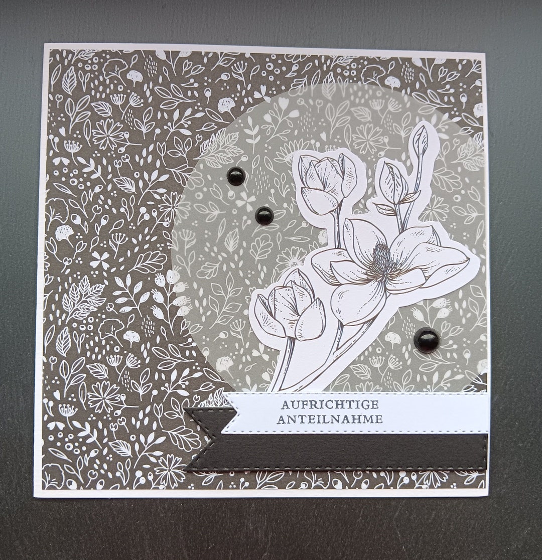 Mourning Card, Sympathy Card, Condolence Card - Etsy