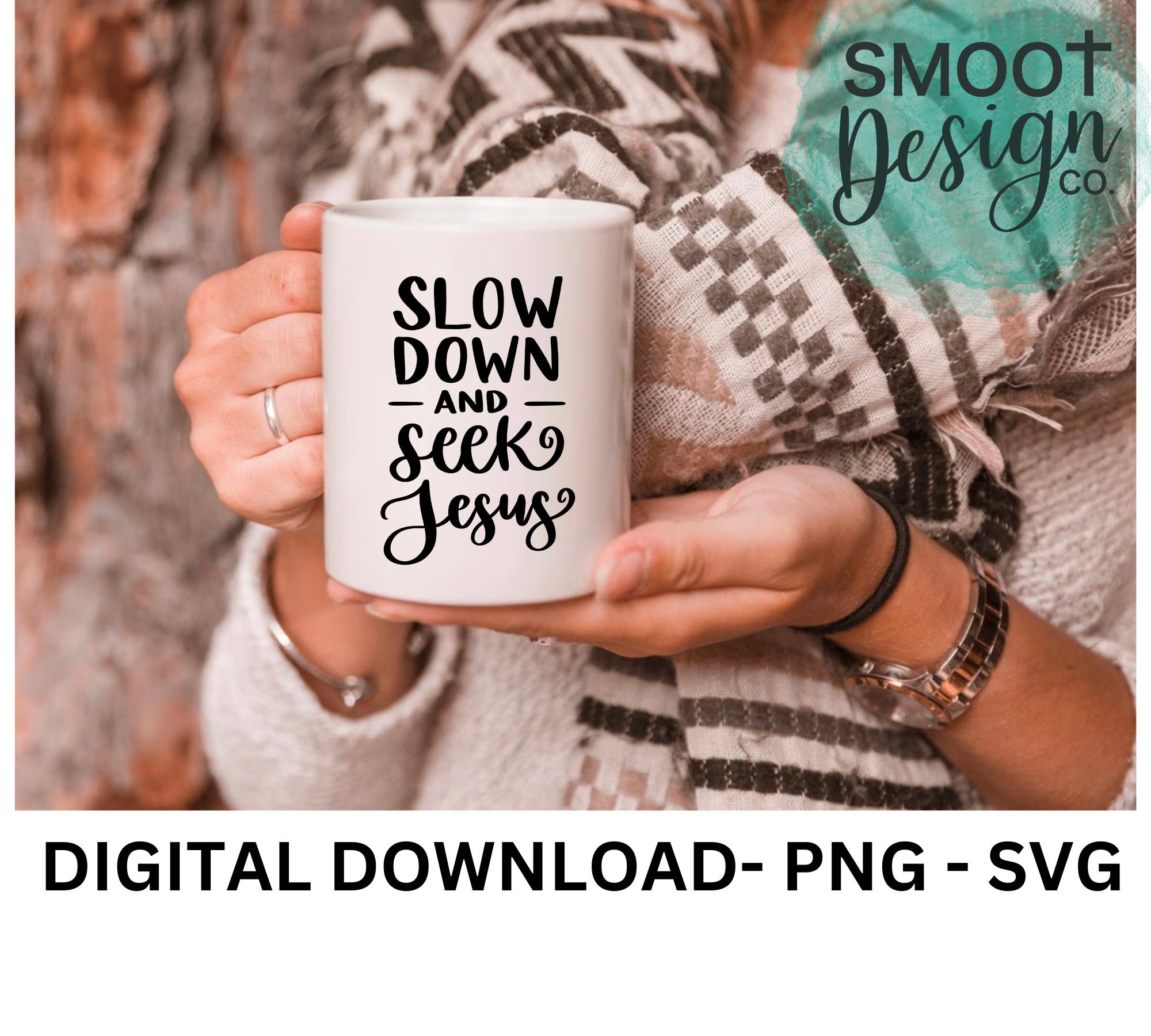 Slow Down and Seek Jesus INSTANT DOWNLOAD SVG, Jesus Svg, Inspirational ...