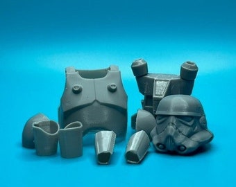 1/12 & 1/18 Dark Trooper Phase Zero SW Battlefront 2004 3D Printed ...