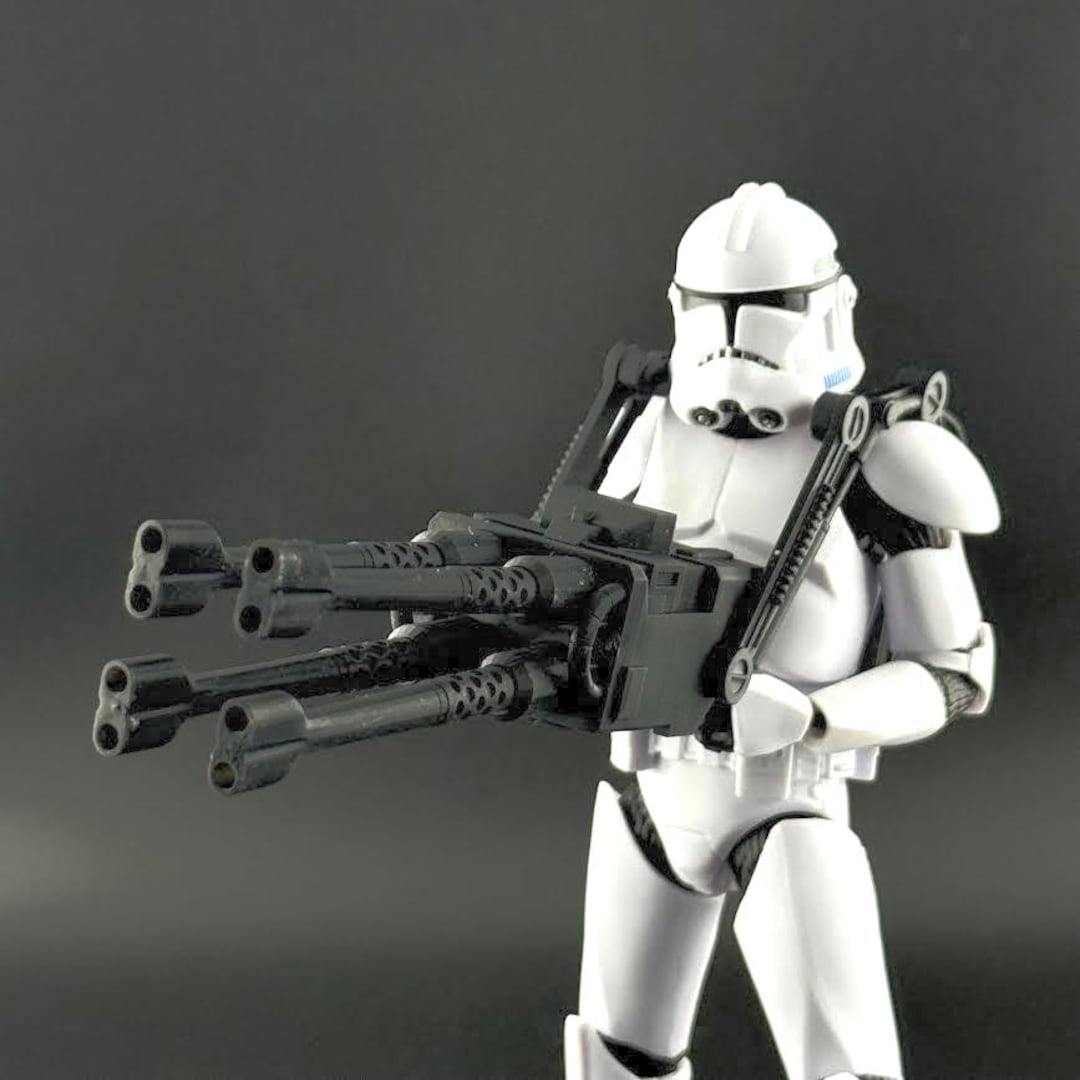 Reciprocating Quad Blaster Custom Action Figure Accessory - Etsy