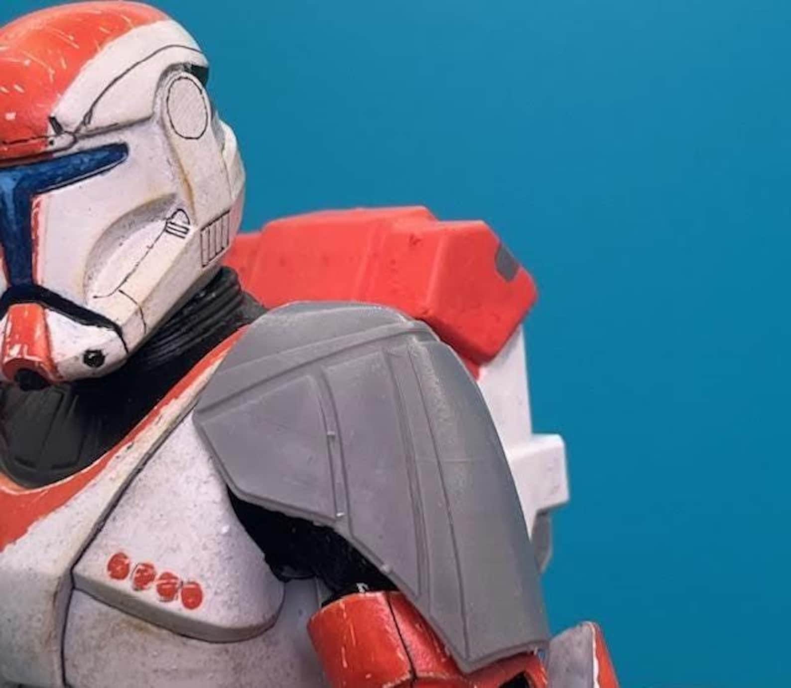 Republic Commando Armored Shoulder 1:12 Scale for Action Figures - Etsy